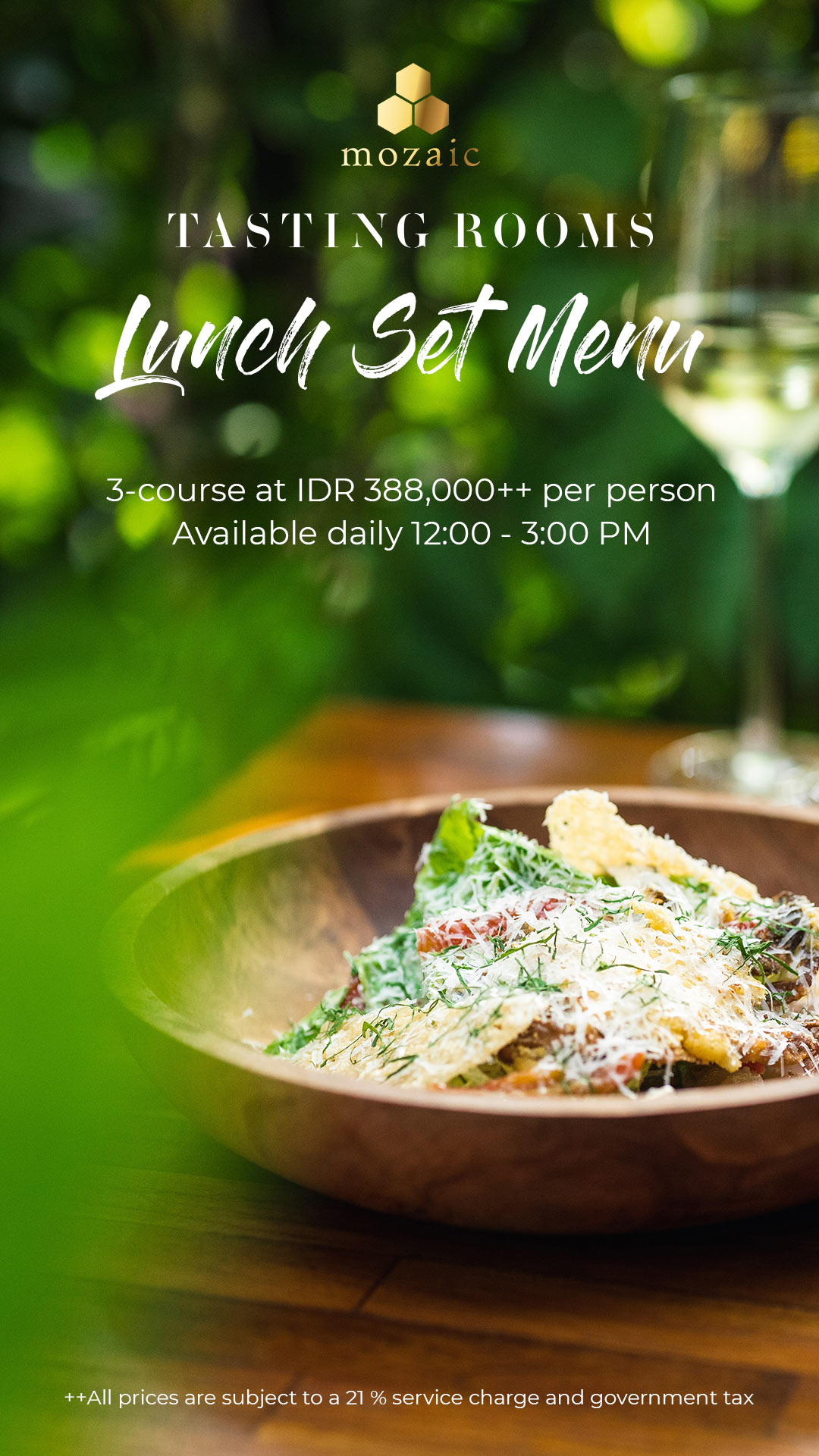 Lunch Set Menu at Mozaic Ubud - Emagazine